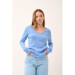 Just Cashmere Kaschmir-Pullover "Joan" in Hellblau - 56% | Gr&ouml;&szlig;e M | Damen-pullover-cardigans