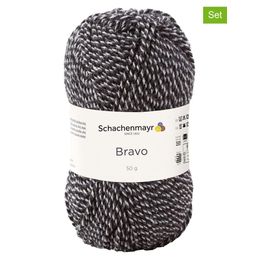 Schachenmayr since 1822 20er-Set: Kunstfasergarne ''Bravo Color'' in Schwarz/ Wei&szlig; - 20 x 50 g - 48% | Kreativbedarf-diy