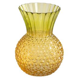 Madre Selva Vase in Gelb/ Gr&uuml;n - (H)22 cm - 52% | Kerzen-vasen