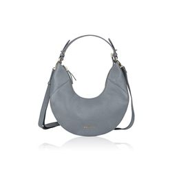 Bellicci Leder-Schultertasche "Cardonna" in Hellblau - (B)24 x (H)15 x (T)7 cm - 47% | Damen-taschen