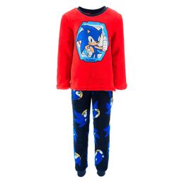 Sonic Pyjama "Sinic Modern" in Rot/ Dunkelblau - 63% | Gr&ouml;&szlig;e 104 | Kinder-waesche
