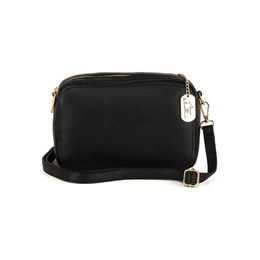 Anna Morellini Leder-Umh&auml;ngetasche in Schwarz - (B)60 x (H)25 x (T)16 cm - 67% | Damen-taschen
