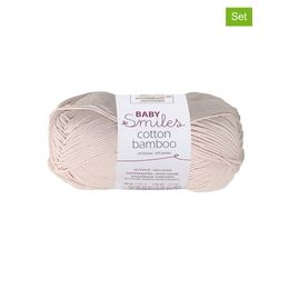 Schachenmayr since 1822 10er-Set: Baumwoll-Mixgarne ''Cotton Bamboo'' in Rosa - 10x 50 g - 47% | Kreativbedarf-diy