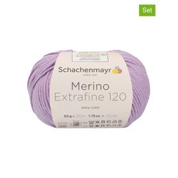 Schachenmayr since 1822 10er-Set: Wollgarne ''Merino Extrafine 120'' in Lila - 10x50 g - 52% | Kreativbedarf-diy