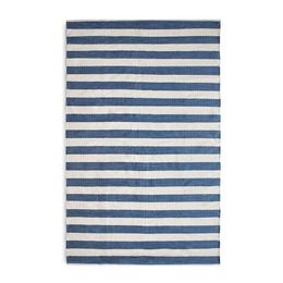 Madre Selva Teppich in Blau/ Wei&szlig; - (L)170 x (B)120 cm - 54% |