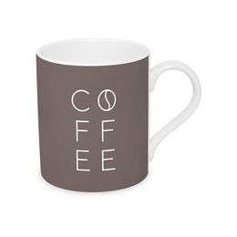 Design@Home Jumbotasse "Coffee" in Braun - 350 ml - 15% | Gedeckter-tisch