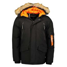Geographical Norway Parka "Arnold" in Schwarz - 74% | Gr&ouml;&szlig;e S | Herrenjacken