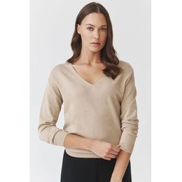 TATUUM Pullover "Flare" in Beige - 64% | Gr&ouml;&szlig;e S | Damen-pullover-cardigans