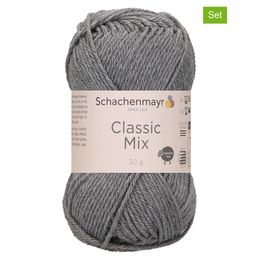Schachenmayr since 1822 10er-Set: Woll-Mixgarne ''Classic Mix'' in Grau - 10x 50 g - 49% | Kreativbedarf-diy