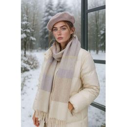 Lucky Bees Schal in Beige - (L)180 x (B)50 cm - 50% | Damen-schals-tuecher