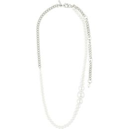 Pilgrim Kette 'Relando' Damen Gr&ouml;&szlig;e One Size silber / perlwei&szlig;