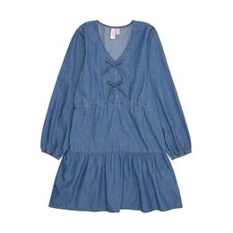 Vero Moda Girl Kleid 'VMDEMI' M&auml;dchen Gr&ouml;&szlig;e 116 blue denim