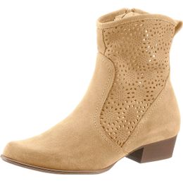 Heine Damen Stiefelette sand Gr&ouml;&szlig;e 41