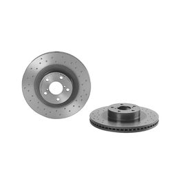 Brembo Bremsscheibe XTRA LINE 09.A921.1X vorne rechts links Gelocht/innenbel. 293mm f&uuml;r TOYOTA SUBARU 26300AG01B 26300SA001 26300SA000