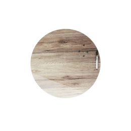 Memoboard &Oslash; 50 cm - holzfarben - 50.0 - Sconto