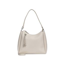 Seidenfelt Sandve Midi Hobo - Schultertasche 31 cm (black) in cream | Gr.: onesize