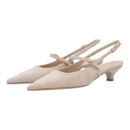 Thea Mika Hohe Schuhe - Slingpumps - Gr. 40 (EU) - in Creme - f&uuml;r Damen