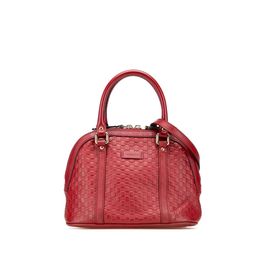 Gucci Hobo Bags - Mini MicroGuccissima Dome Satchel - Gr. unisize - in Rot - f&uuml;r Damen