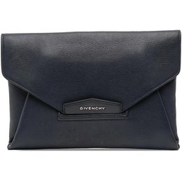 Givenchy Clutches - Medium Goatskin Antigona Envelope Clutch - Gr. unisize - in Blau - f&uuml;r Damen