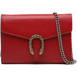 Gucci Hobo Bags - Leather Dionysus Wallet on Chain - Gr. unisize - in Rot - f&uuml;r Damen