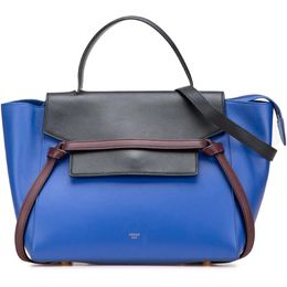 C&eacute;line Celine Hobo Bags - Mini Tricolor Smooth Calfskin Belt Bag - Gr. unisize - in Blau - f&uuml;r Damen