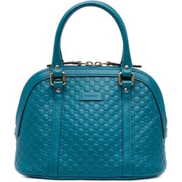 Gucci Hobo Bags - Mini MicroGuccissima Dome Satchel - Gr. unisize - in Blau - f&uuml;r Damen