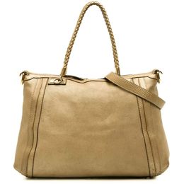 Gucci Hobo Bags - Large Leather Bella Tote - Gr. unisize - in Gold - f&uuml;r Damen