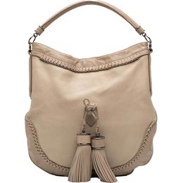 Burberry Hobo Bags - Leather Tassel Hobo Bag - Gr. unisize - in Braun - f&uuml;r Damen