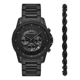 Armani Exchange Uhren - Geschenkset - Gr. unisize - in Schwarz - f&uuml;r Damen