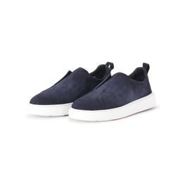 Santoni Low-Top Sneaker - Sneakers Blue - Gr. US_10 - in Grau - f&uuml;r Damen