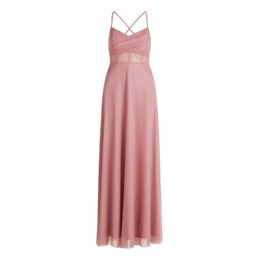 Vera Mont Abendkleid im Glitzer-Look in Ros&eacute;/Silver | Gr.: 40