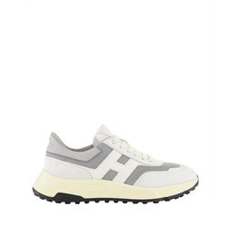 Hogan Low-Top Sneaker - Hogan Hyperlight Sneakers - Leather - White - Gr. UK_6 - in Wei&szlig; - f&uuml;r Damen
