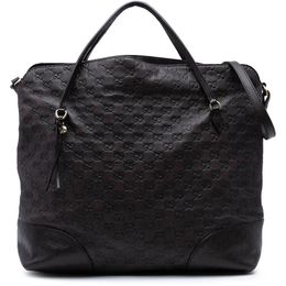 Gucci Hobo Bags - Large Guccissima Bree Fold Over Tote - Gr. unisize - in Braun - f&uuml;r Damen