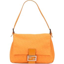 Fendi Hobo Bags - Zucchino Canvas Mamma Forever - Gr. unisize - in Orange - f&uuml;r Damen