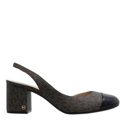 Michael Kors Hohe Schuhe - Perla Flex Sling Pump - Gr. 37 (EU) - in Braun - f&uuml;r Damen