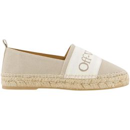 Off-White Loafer - Dames Bookish Espadrille Beige/Wit - Gr. 38 (EU) - in Beige - f&uuml;r Damen