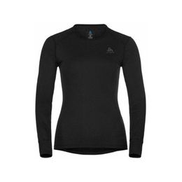 Odlo Unterhemd TOP Crew neck l/s ACTIVE WA in Schwarz | Gr.: XL