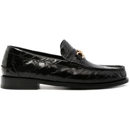 Versace Loafer - Flat Shoes Black - Gr. 40 (EU) - in Schwarz - f&uuml;r Damen
