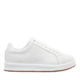 Lauren by Ralph Lauren Lauren Ralph Lauren Low-Top Sneaker - Ainsley Sneakers Low Top Lace - Gr. 38,5 (EU) - in Wei&szlig; - f&uuml;r Damen