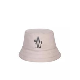 Moncler Caps & M&uuml;tzen - Solid Ivory Bucket Hat - Gr. M - in Rosa - f&uuml;r Damen