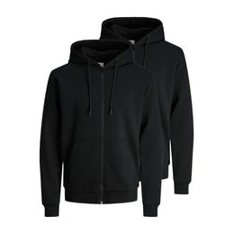 Jack & Jones Jack & Jones Sweatjacke / Hoodie Bradley in Schwarz | Gr.: XL