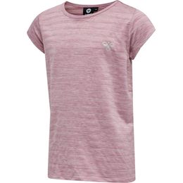 Hummel Kinder Sportshirt "Hmldakota T-Shirt S/S" in Rosa | Gr.: 116