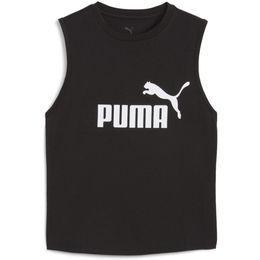 Puma Sportshirt "ESS No.1 Logo Slim Tank" in Schwarz | Gr.: M