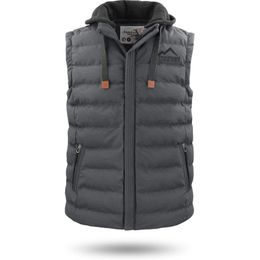 Normani Outdoor Sports Herren Winter-Steppweste Nanaimo in Anthrazit | Gr.: 7XL