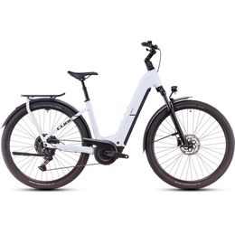 Cube Kathmandu Hybrid ONE 600 | Gr. 46 cm | Aluminium E-Trekkingbike Wei&szlig;