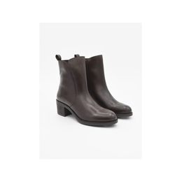 Purapiel Damen-Ankle-Boots mit Absatz, in Braun | Gr.: 41