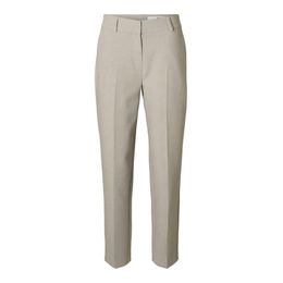 Selected Femme SLFRITA-RIA MW CROPPED PANT MEL NOOS in Island Fossil Melange | Gr.: 40