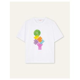 Oilily Tregular T-Shirt in Wei&szlig; | Gr.: S