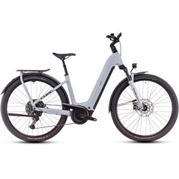 Cube Kathmandu Hybrid EX 800 | Gr. 46 cm | Aluminium E-Trekkingbike Grau