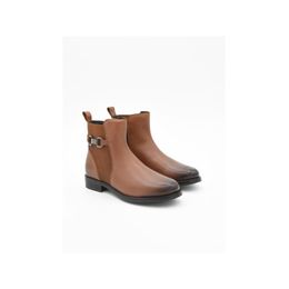 Purapiel Boots Damen-Freizeitstiefeletten, in Braun | Gr.: 38